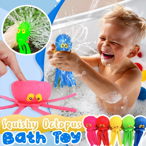 Cithway® Water Spraying Octopus Squeeze Toy – Daccecandy