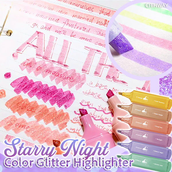 Cithway™ Starry Night Color Glitter Highlighter – Daccecandy